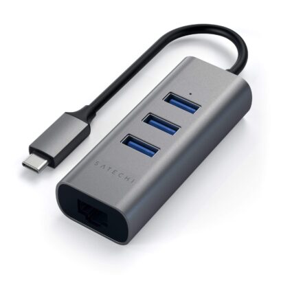 Satechi Hub USB-C 2 en 1 con Ethernet - istore